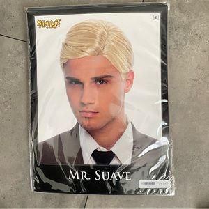 Spirit | Other | New Spirit Halloween Mens Mr Suave Short Blonde Wig ...